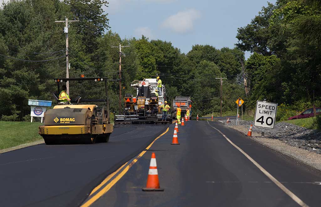 Randolph VT Route 66 Reclaim Construction Inspection – DuBois & King, Inc.