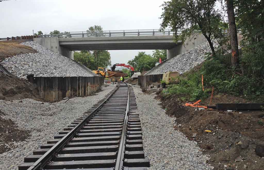 Castleton Bridge 93 Replacement and Rail Grade Lowering Construction ...